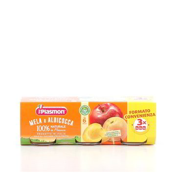 OMOGENEIZZATO MELA E ALBICOCCA PLASMON 3x80 g (Minimo € 2,59 -34,75% ...